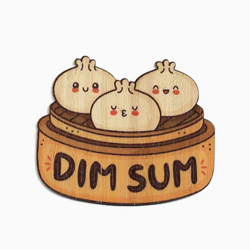Dim Sum – Bamboo Stickers